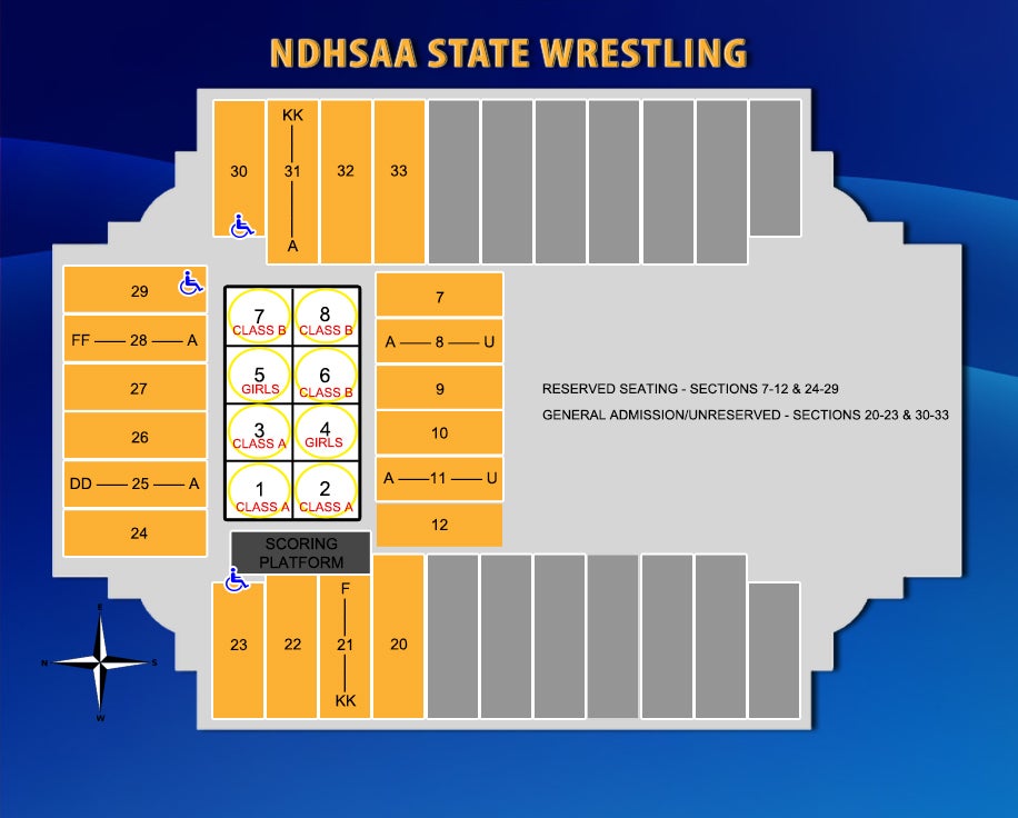 Seating Charts | FARGODOME